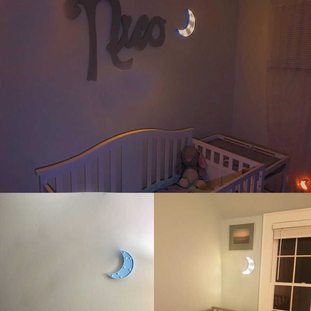 3D Crescent Light For Indoor Night Sky View - Inspire Uplift