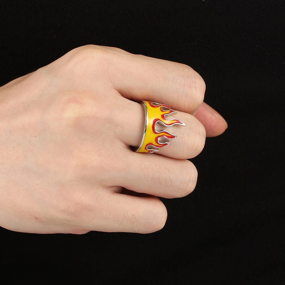 Fire Flames On A Ring