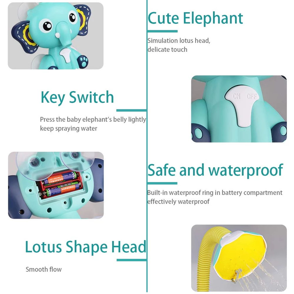 Cute Elephant Sprinkler Bath Toy - Inspire Uplift