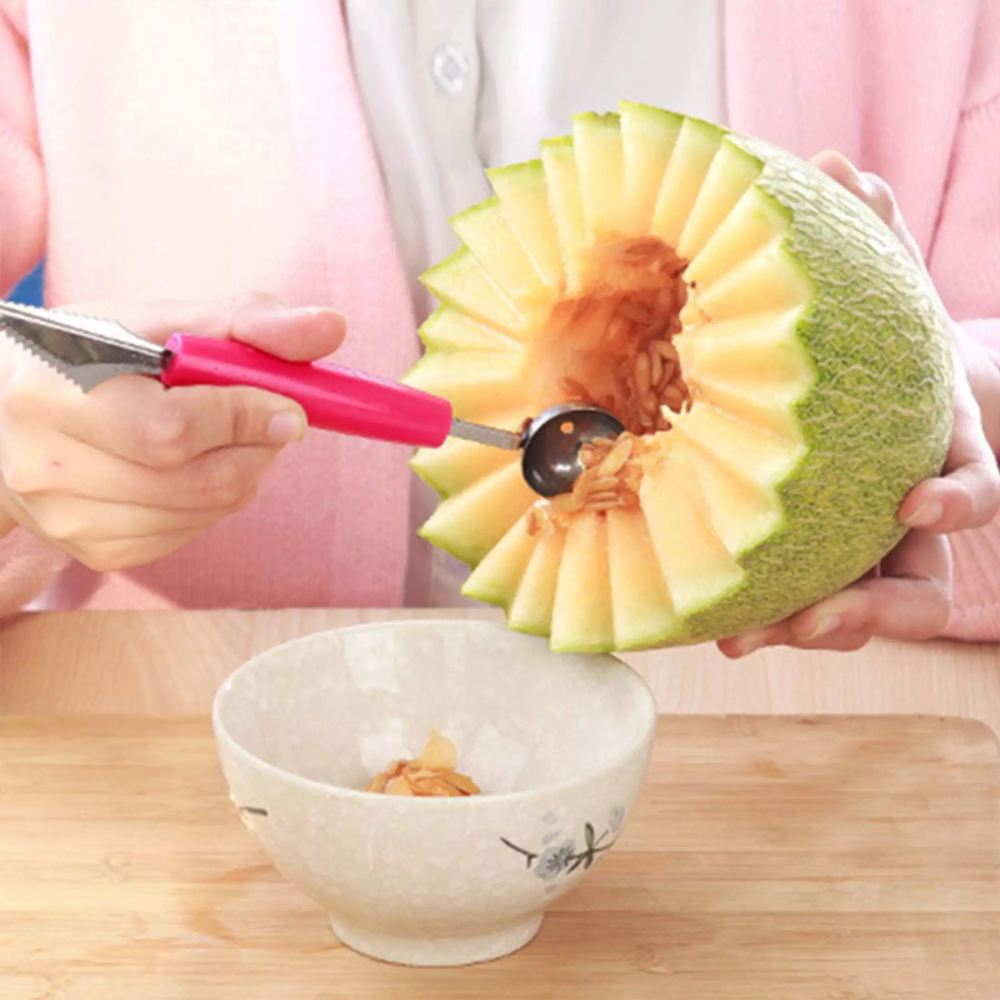 Dual Head Fruit & Ice Cream Scooper Cutter - Inspire Uplift