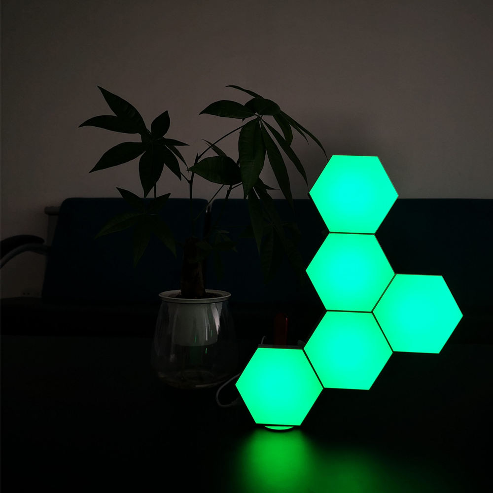 Multicolor Hexagon Lights For Upbeat Decor - Inspire Uplift
