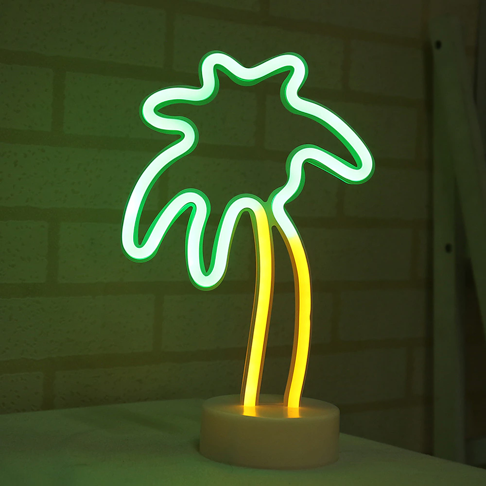 Neon Lighted Palm Tree - Inspire Uplift