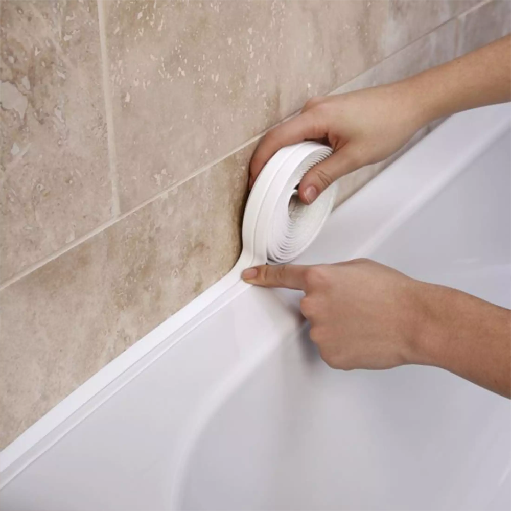 Oil & Water-Resistant PVC Bath Sealant Tape - Inspire Uplift