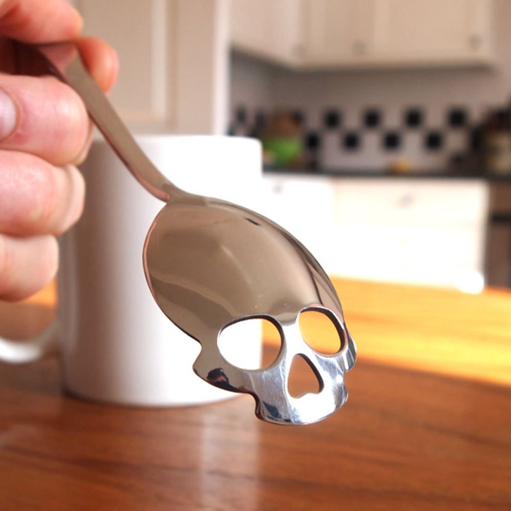 Funky Skull Spoon For Limited Sugar Intake | Inspire Uplift
