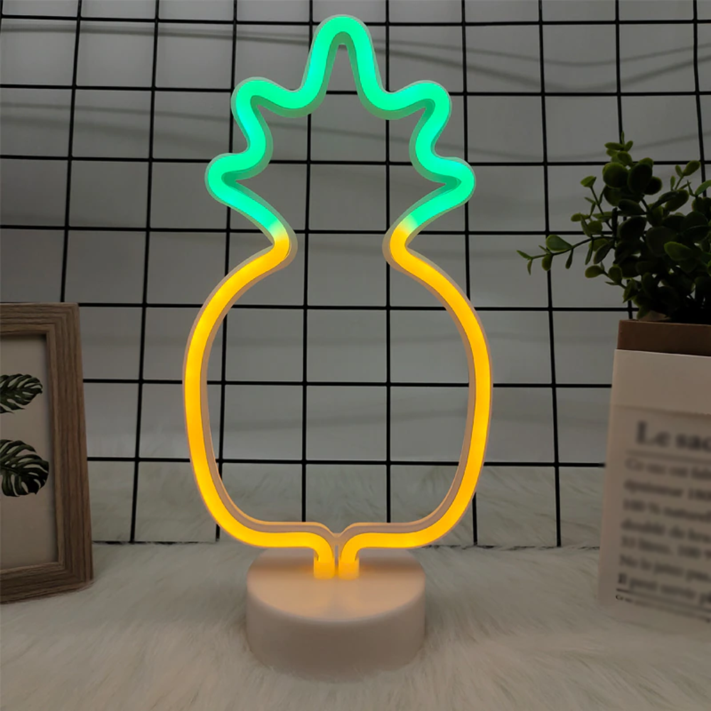 Pineapple Neon Sign For Animated Room Vibes - Inspire Uplift