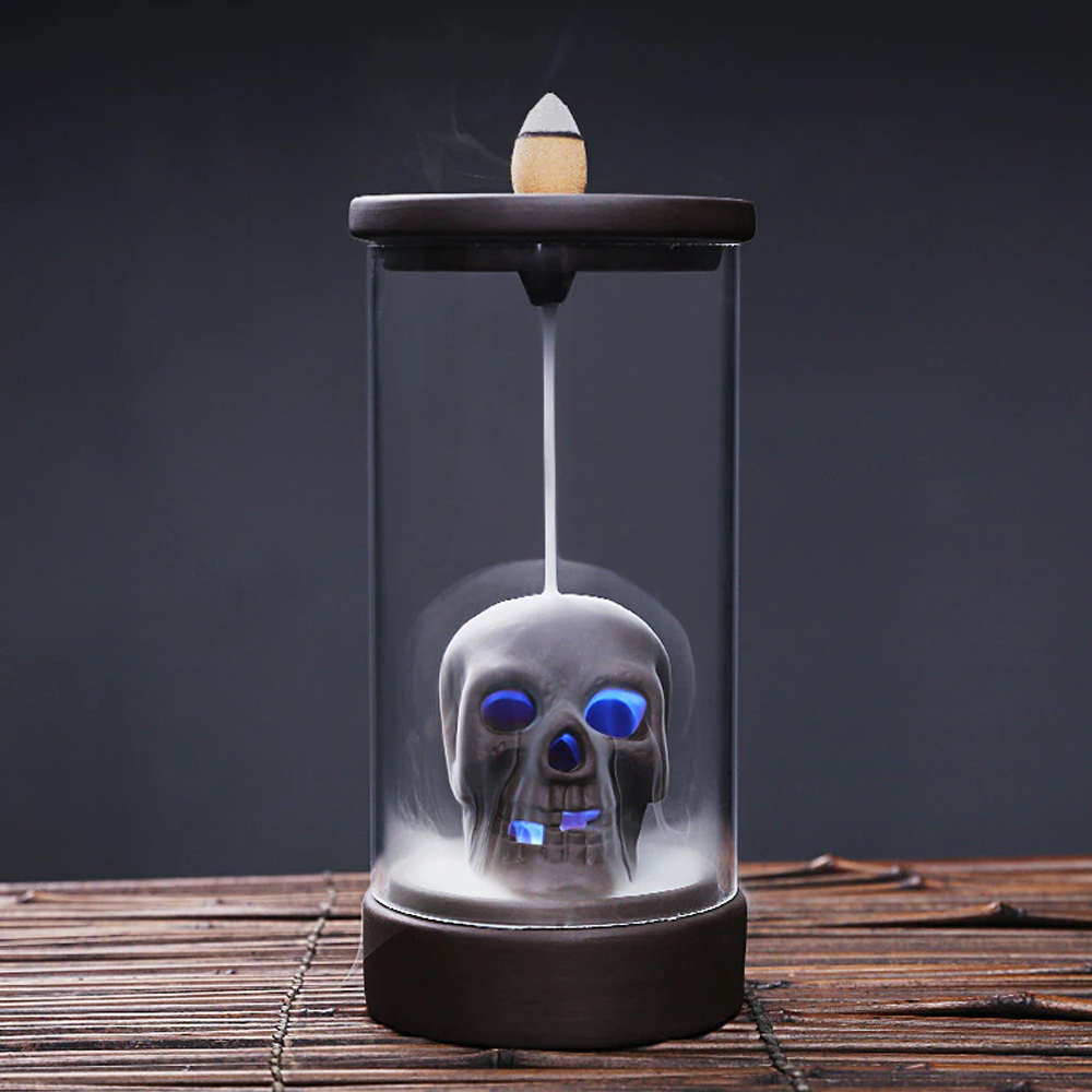 Backflow LED Skull Incense Burner - Inspire Uplift