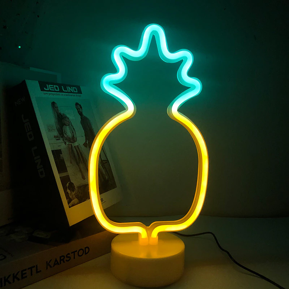 Pineapple Neon Sign For Animated Room Vibes | Inspire Uplift