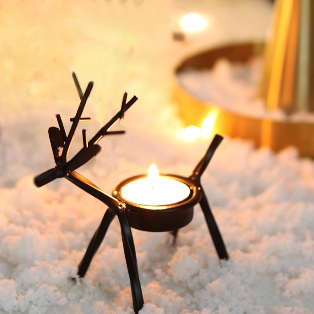 Reindeer Tea Light Holders For Apt Xmas Decor | Inspire Uplift