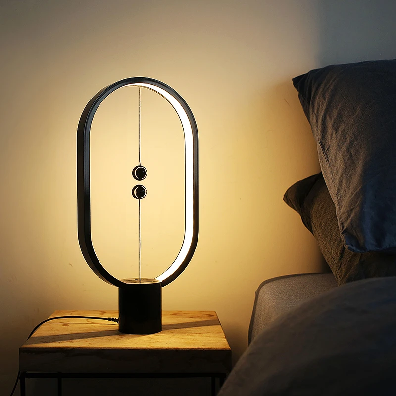 Sleek "Balance" Magnetic Table Lamp For A Magical Glow | Inspire Uplift