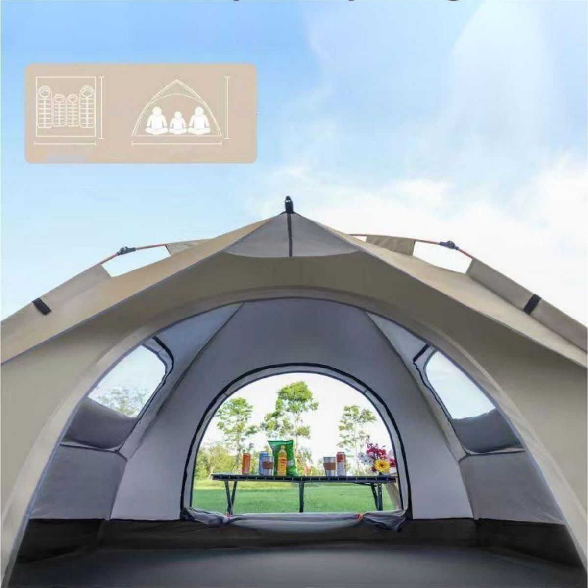 Quick-Opening Self-Driving Camping Tent | Inspire Uplift