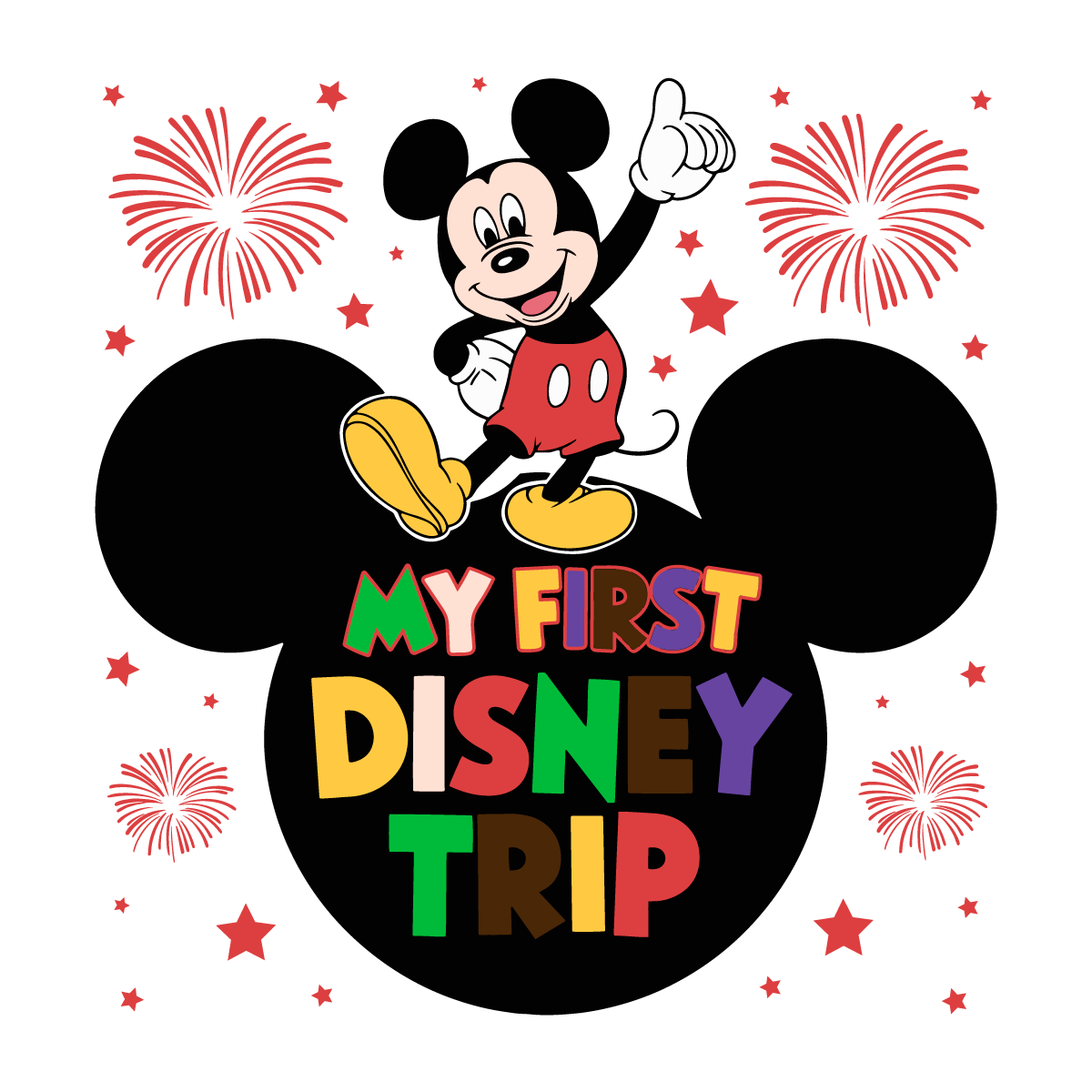 Mickey Mouse My First Disney Trip SVG Digital Download Files - Inspire ...