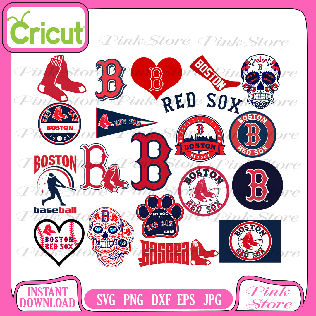 Boston Red Sox bundle, Boston Red Sox Logo svg, Boston Red S | Inspire ...