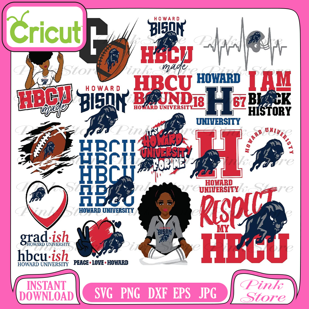 Howard University Svg, Hbcu svg, Hbcu Teams svg, Hbcu Footba - Inspire ...