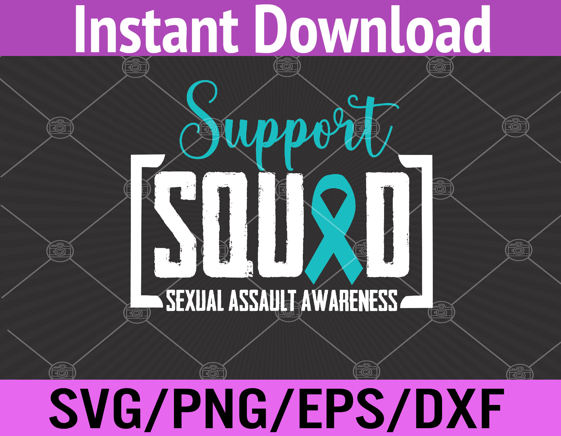 Support Squad Sexual Assault Awareness Month Support Victim | Inspire ...