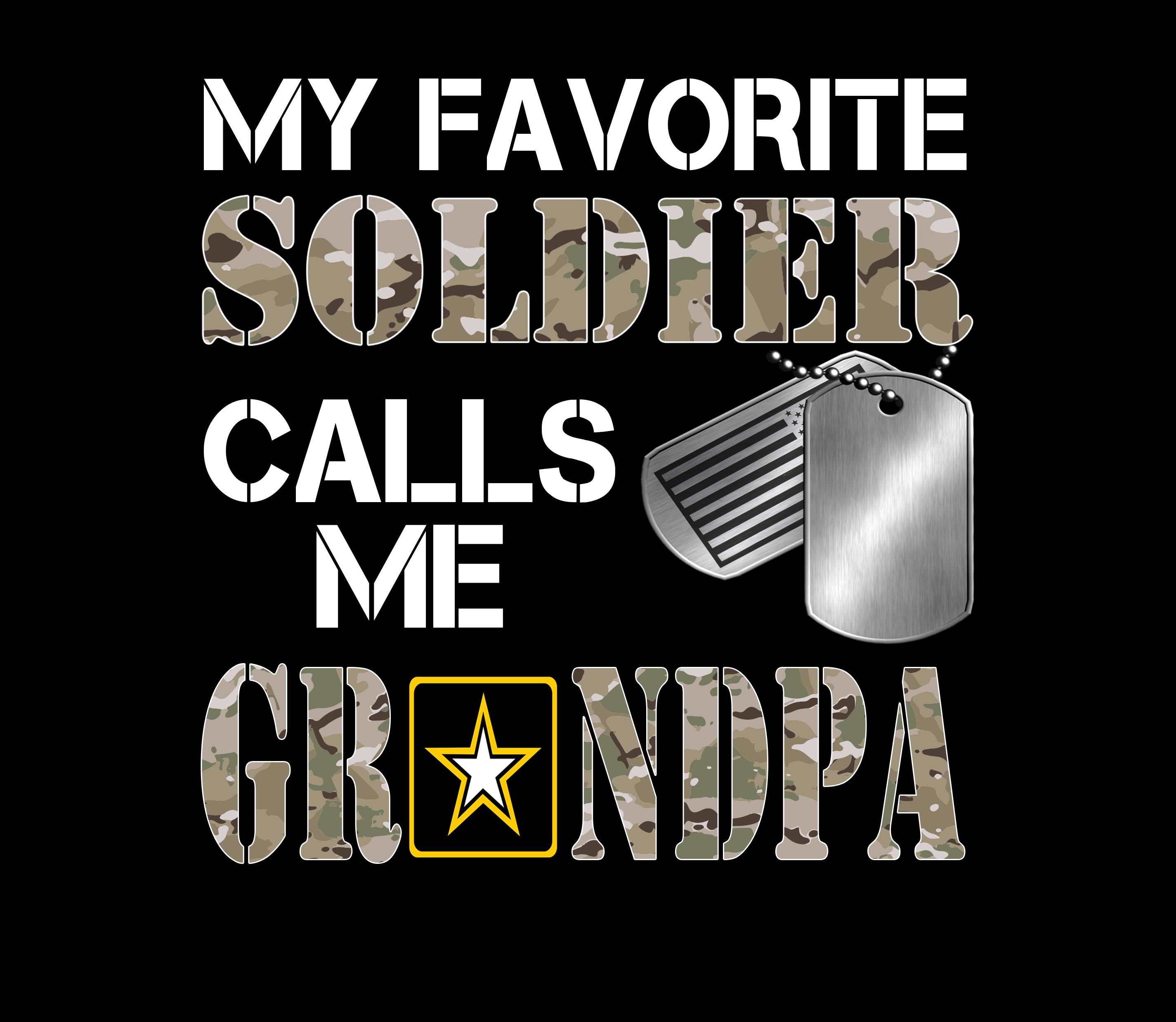 My Favorite Soldier - Army Grandpa PNG, Marine Dad, Veteran - Inspire ...