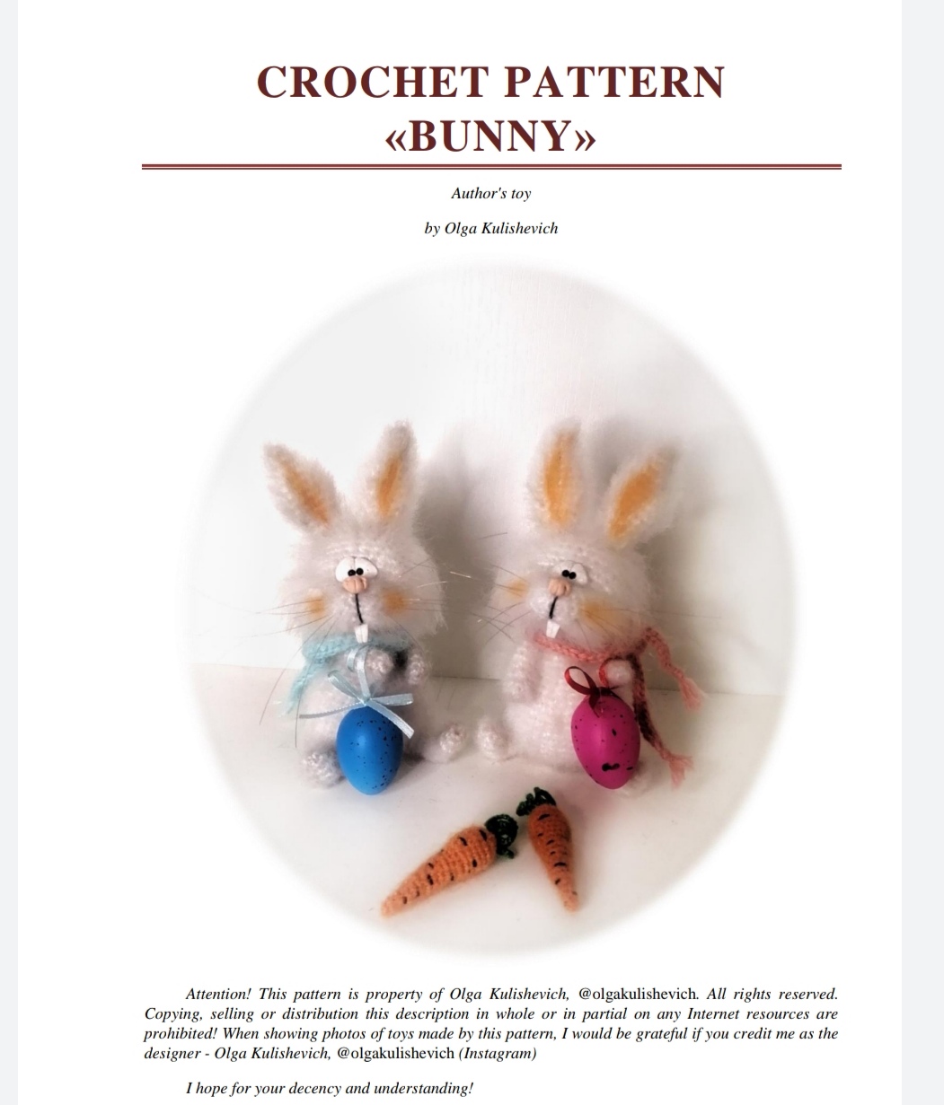 Crochet pattern for bunny | Inspire Uplift