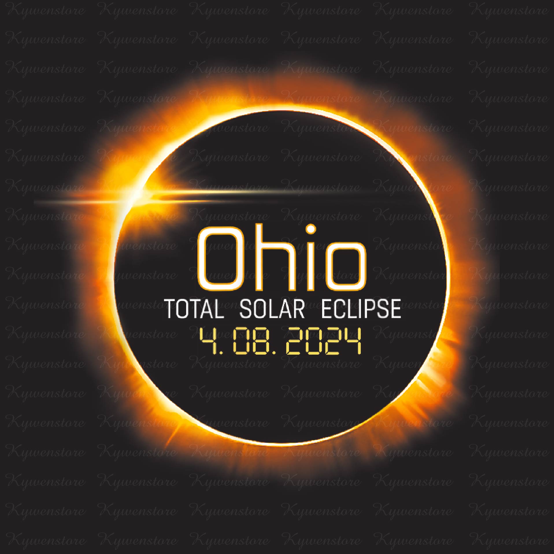 Ohio Totality Total Solar Eclipse April 8 2024 Png | Inspire Uplift
