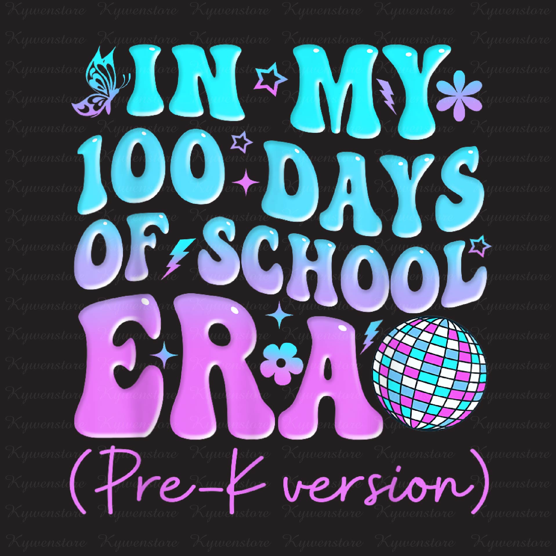 In My 100 Days Of School Era Pre-K Teacher Student Kids Png | Inspire ...