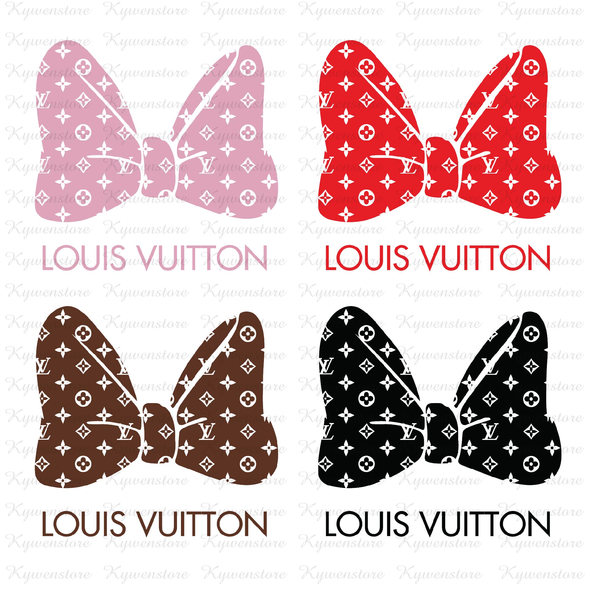 Louis Vuitton Svg, Bow LV Svg, Minnie Bow Svg, LV Svg, Bow S | Inspire ...