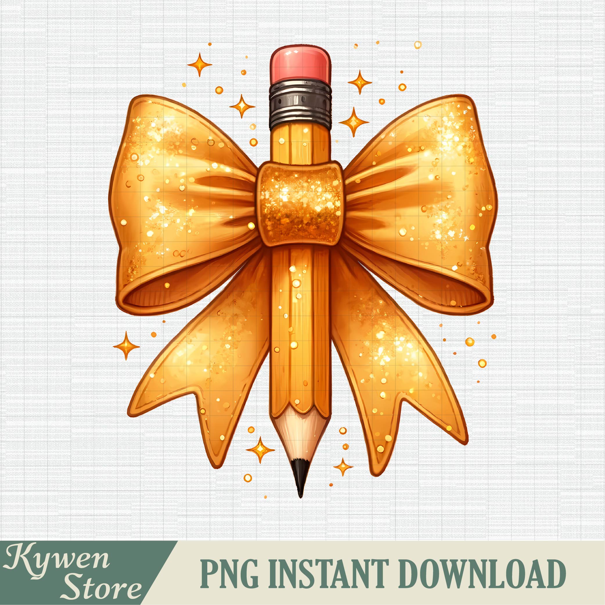 Coquette Teacher Png, Pencil Coquette Bow Png, Teacher Gift, - Inspire ...