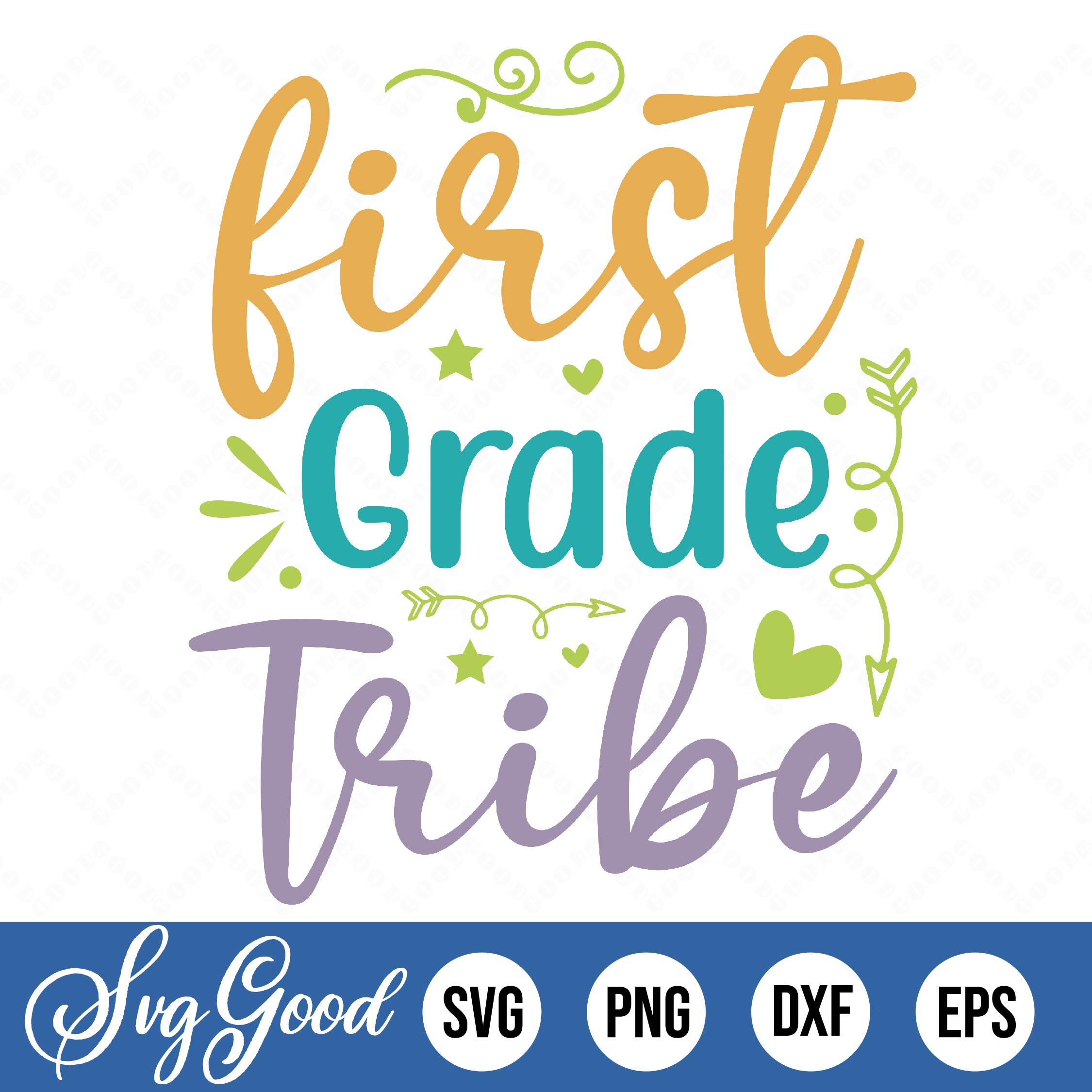 Back to school, 1st grade Tribe SVG, First grade svg, school - Inspire ...