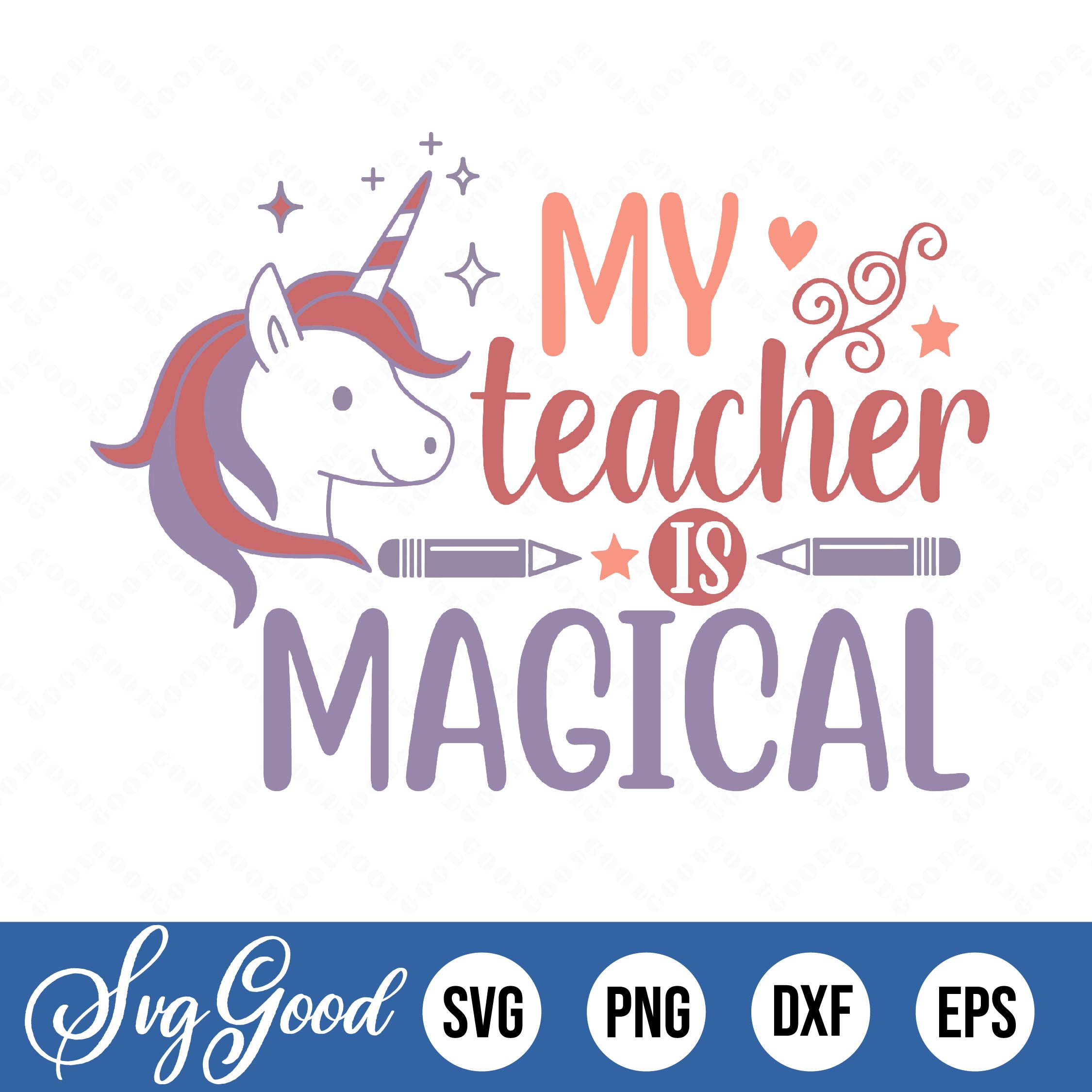 Teacher Magic Svg Png, Teacher Svg Png, Back To School Svg P - Inspire ...