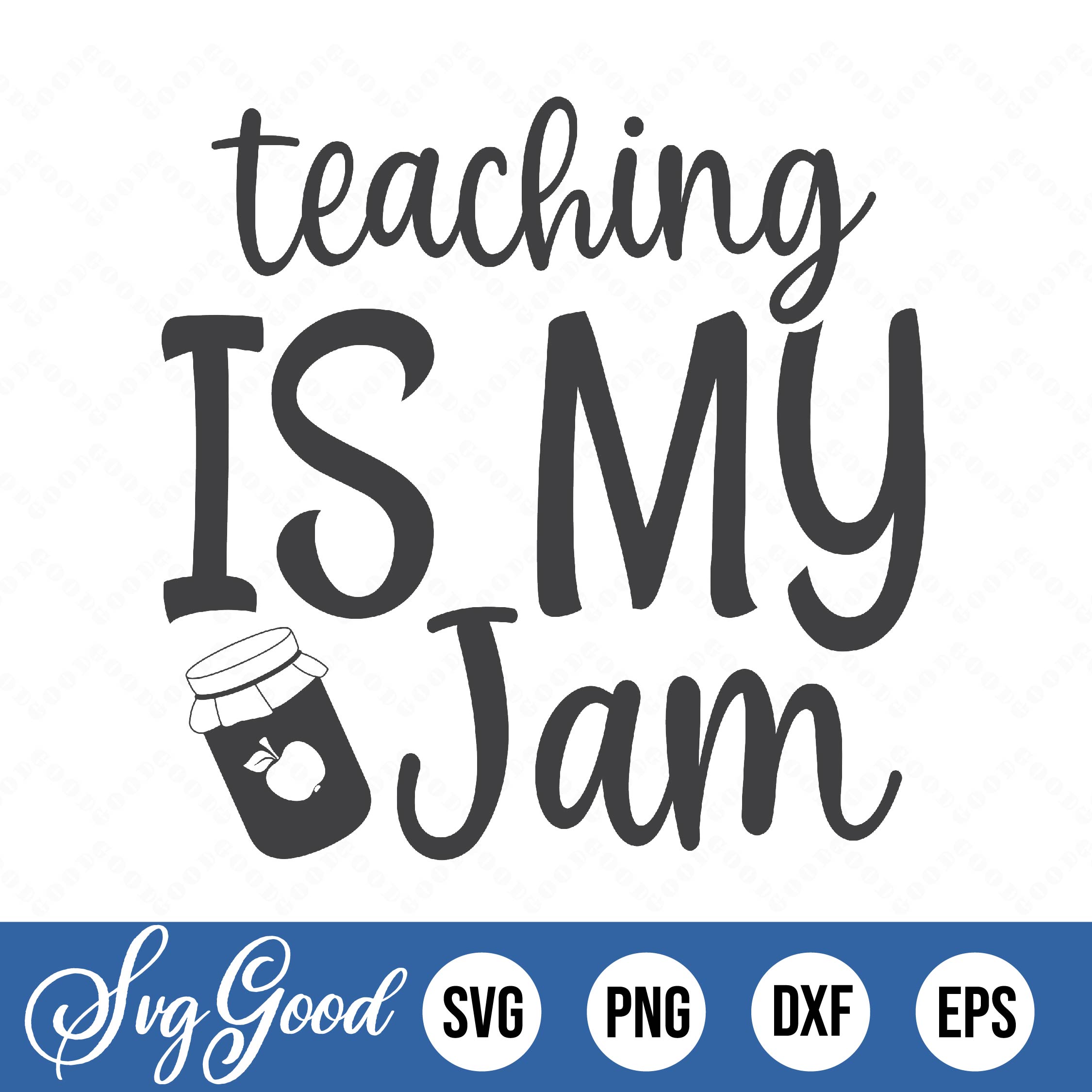 Teaching Is My Jam Svg, Cut File, Cricut, Commercial Use, Si - Inspire ...