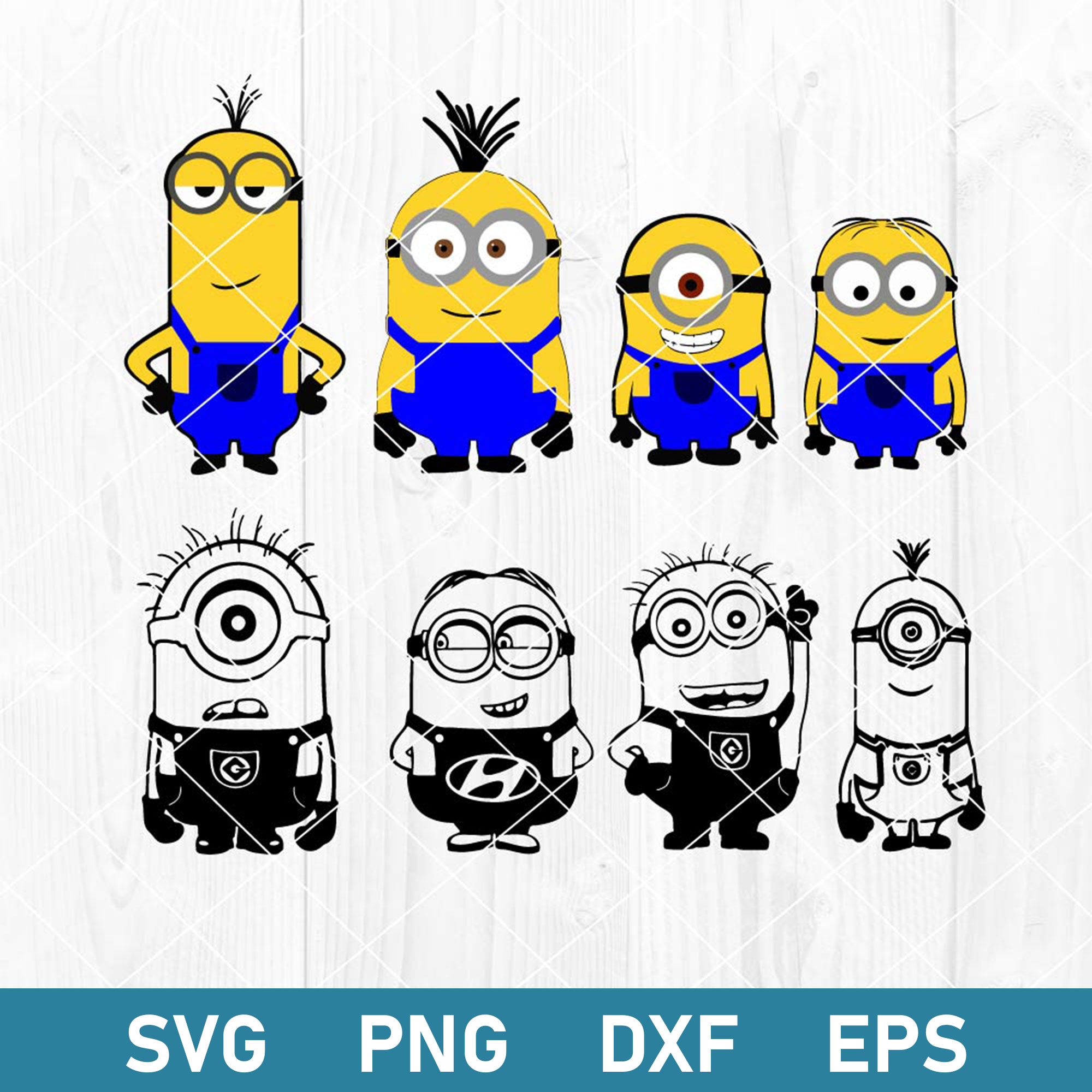 Minion Bundle Svg, Minion Svg, Despicable Me Svg, Cartoon Sv | Inspire ...