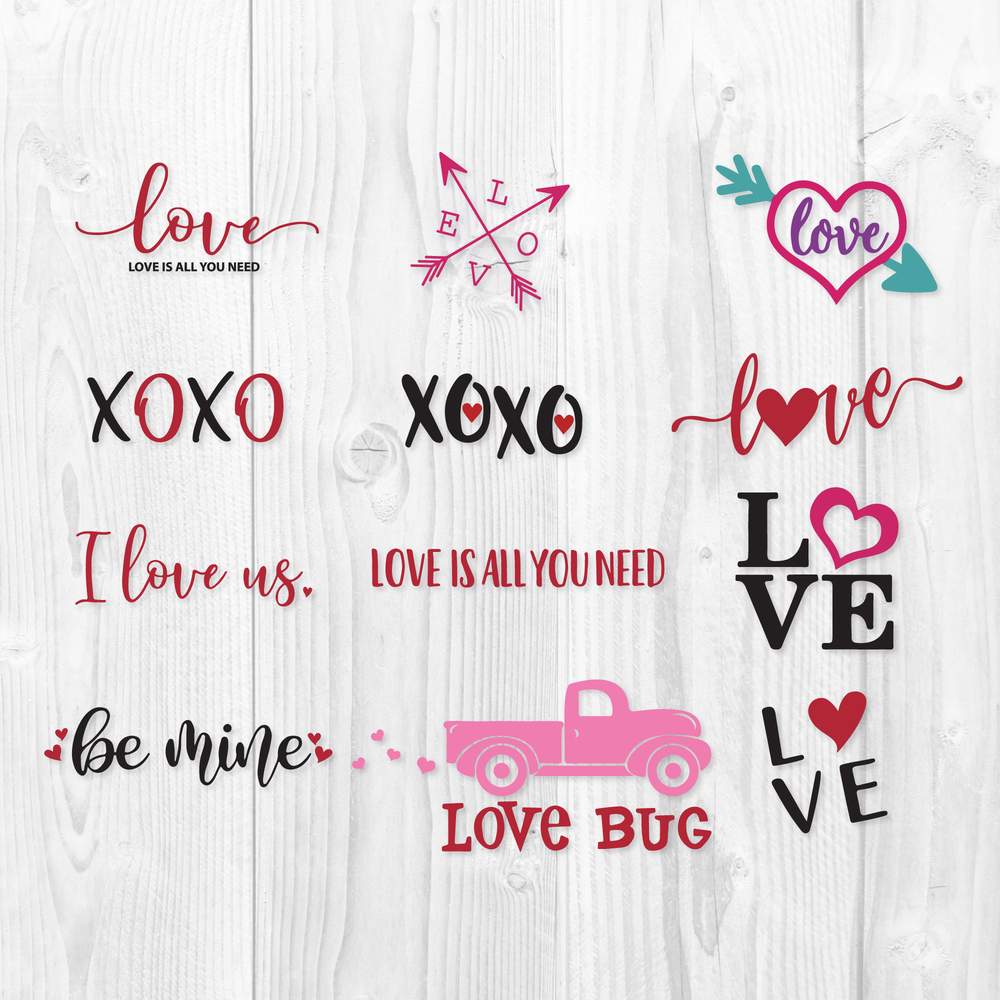 Valentine Bundle Svg, Valentine Svg, Valentine Quotes Svg Pn | Inspire ...