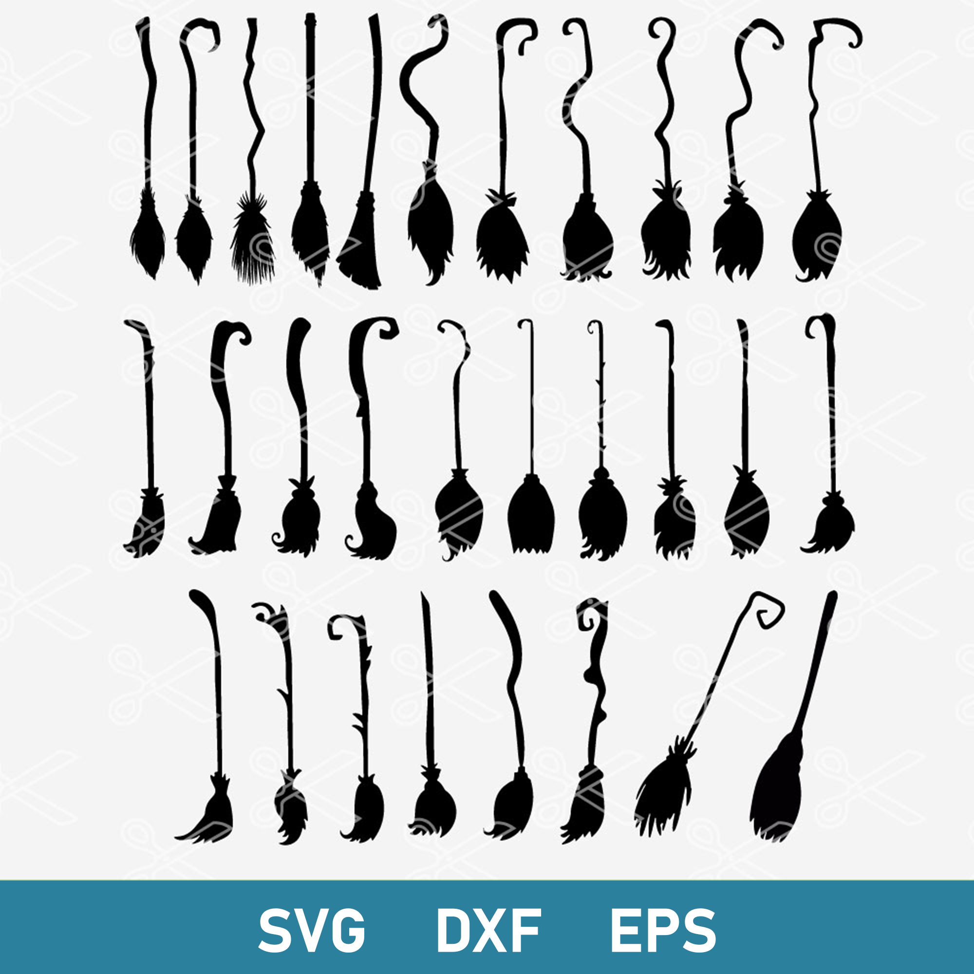 Witch Broom Svg, Broomsticks Svg, Halloween Witcl Broom Svg, | Inspire ...