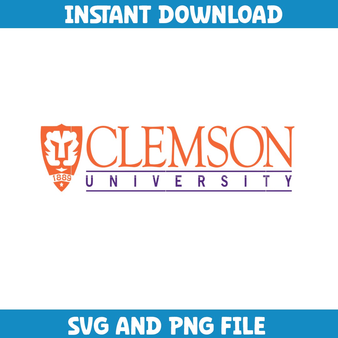 Clemson Tigers University Svg, Clemson Tigers logo svg, Clem - Inspire ...