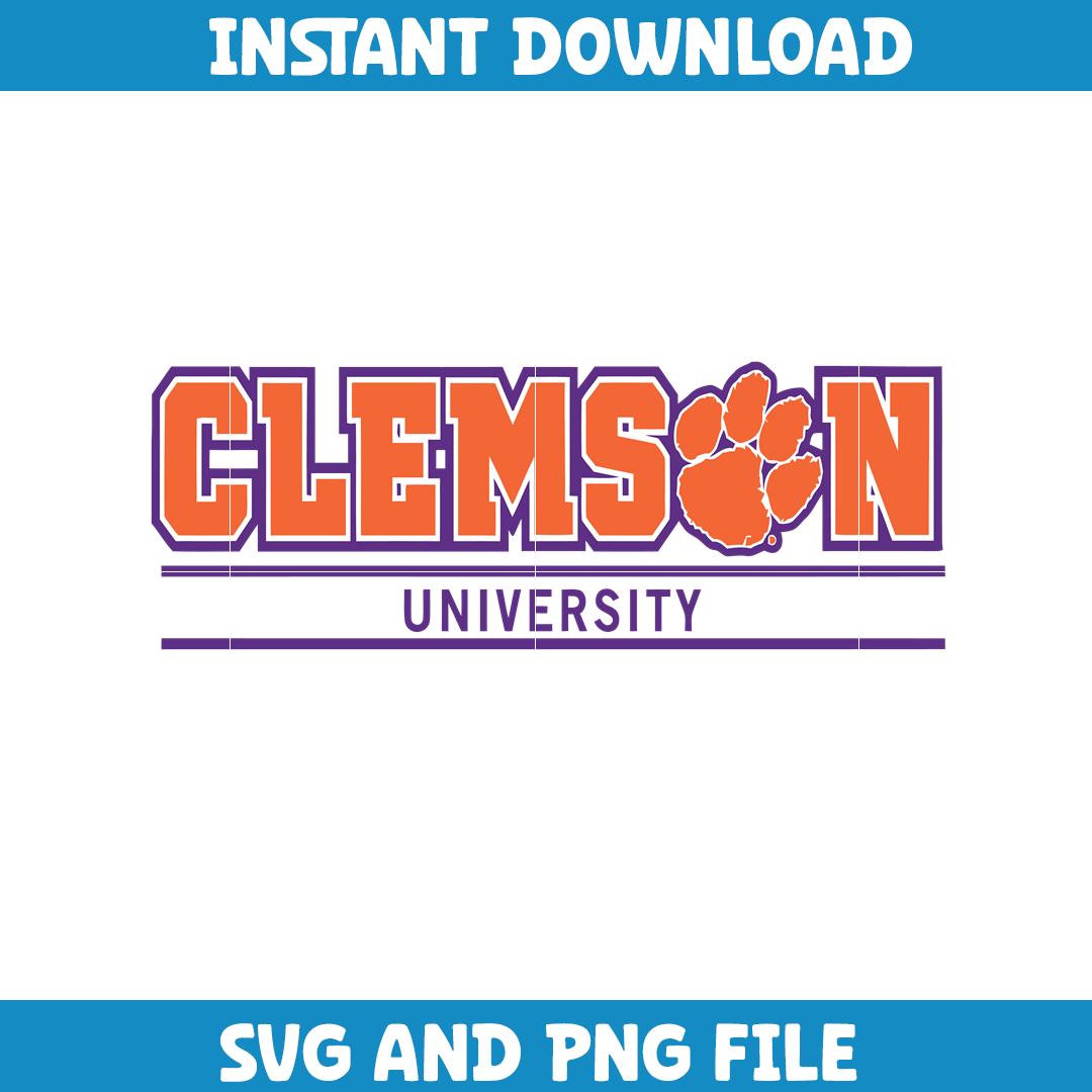 Clemson Tigers University Svg, Clemson Tigers logo svg, Clem | Inspire ...