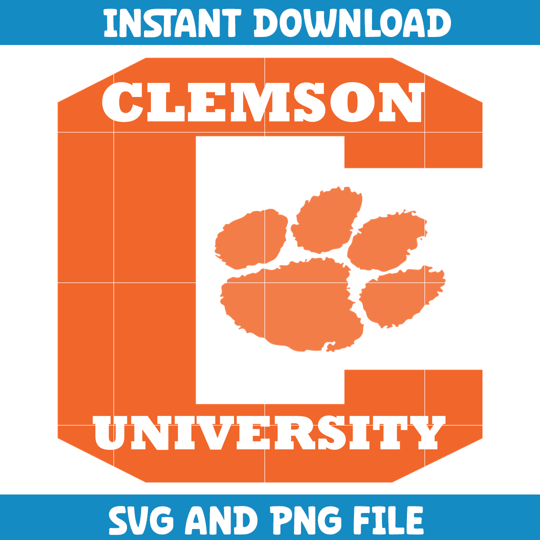 Clemson Tigers University Svg, Clemson Tigers logo svg, Clem - Inspire ...