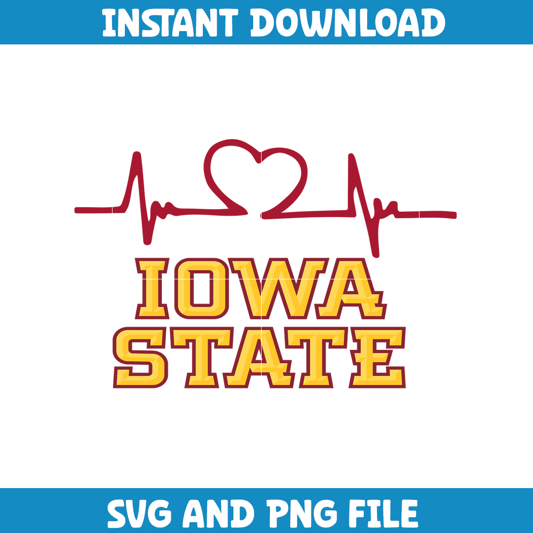 Iowa State Svg, Iowa State logo svg, Iowa State Universit | Inspire Uplift
