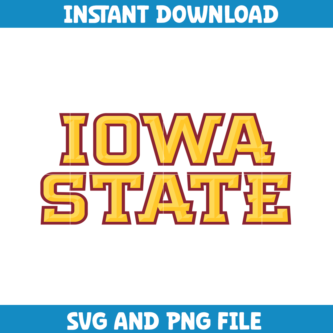 Iowa State Svg, Iowa State logo svg, Iowa State Universit | Inspire Uplift
