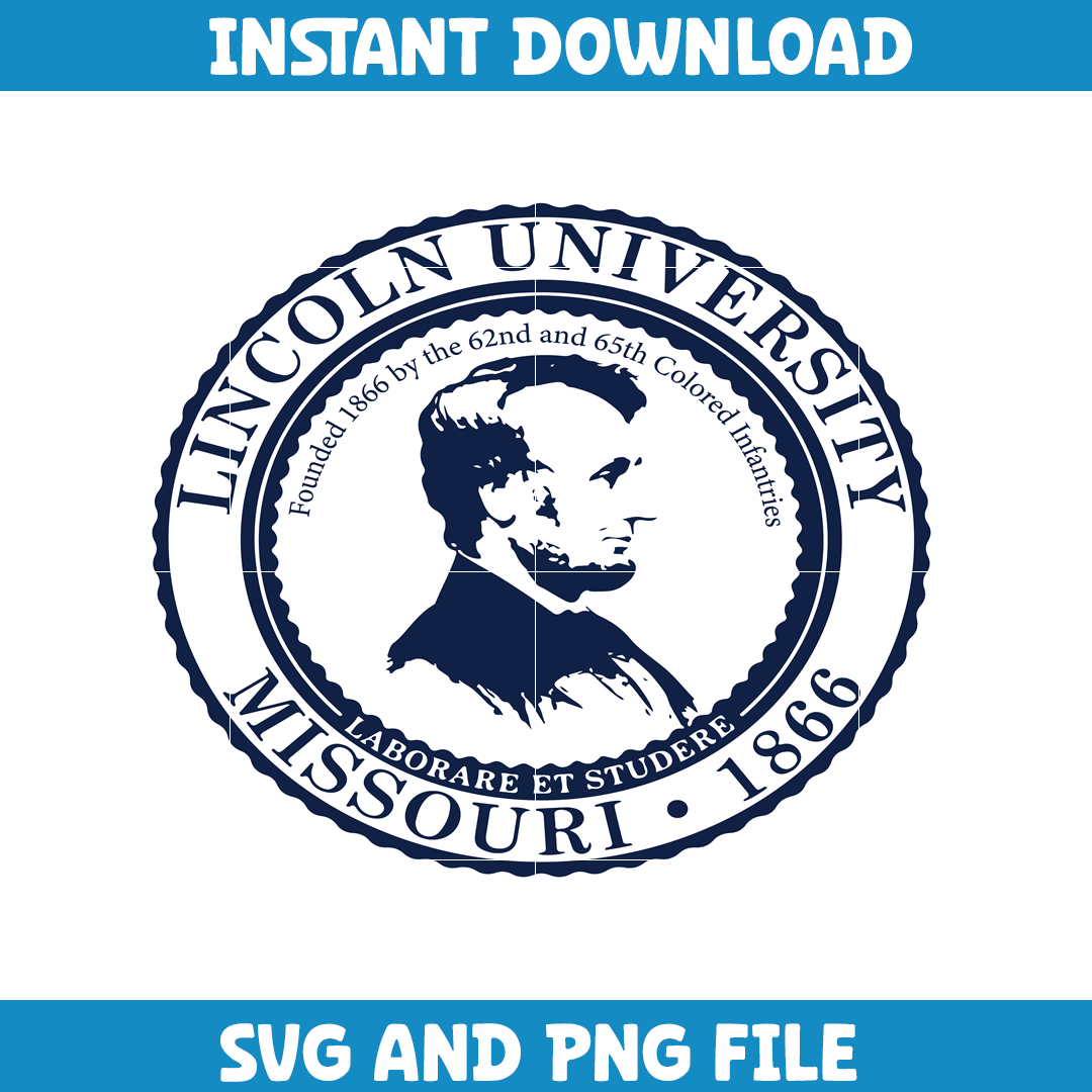Lincoln ncaa Svg, Lincoln University logo svg, Lincoln Unive - Inspire ...