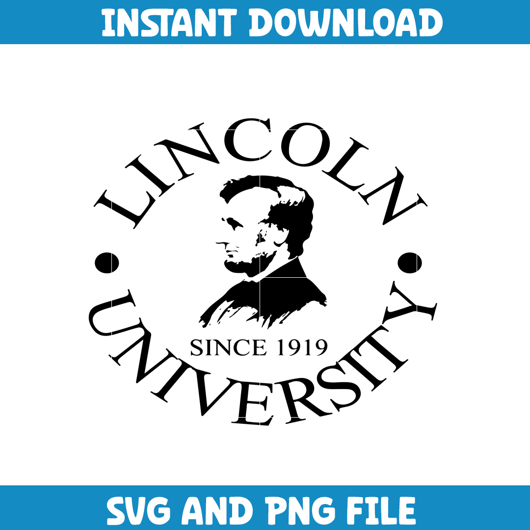 Lincoln ncaa Svg, Lincoln University logo svg, Lincoln Unive - Inspire ...