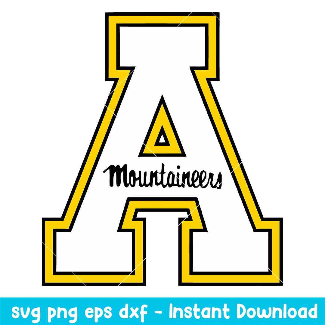Appalachian State Mountaineers Logo Svg, Appalachian State M | Inspire ...