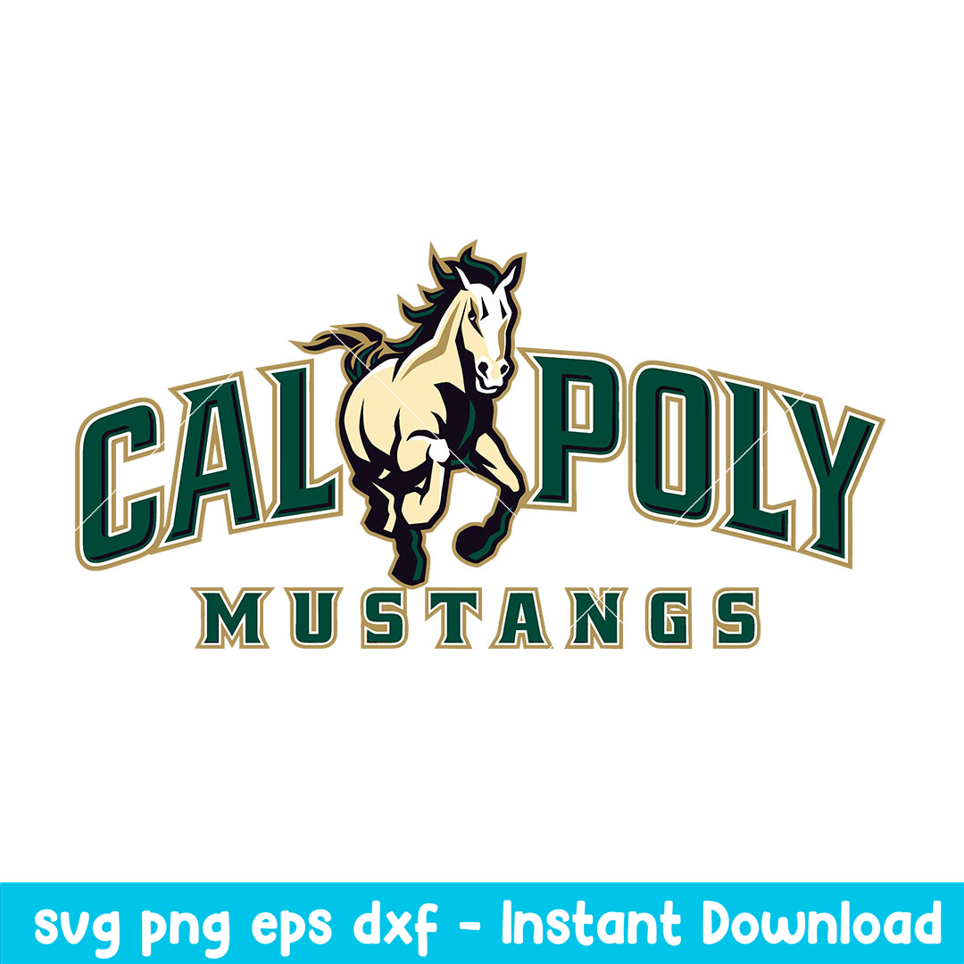 Cal Poly Mustangs Logo Svg, Cal Poly Mustangs Svg NCAA Svg, | Inspire ...