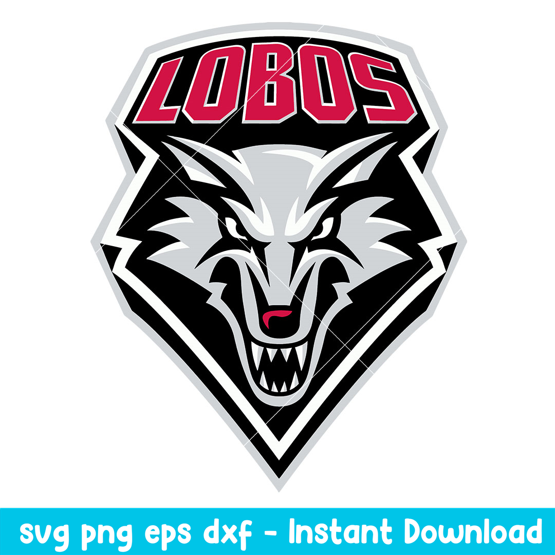 New Mexico Lobos Logo Svg, New Mexico Lobos Svg, NCAA Svg, P | Inspire ...