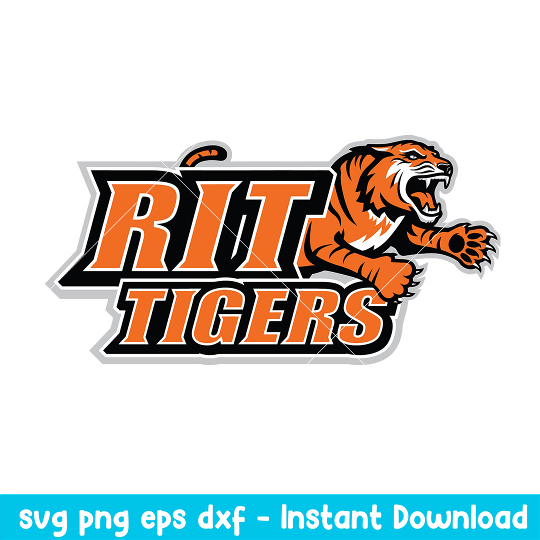 RIT Tigers Logo Svg, RIT Tigers Svg, NCAA Svg, Png Dxf Eps D | Inspire ...