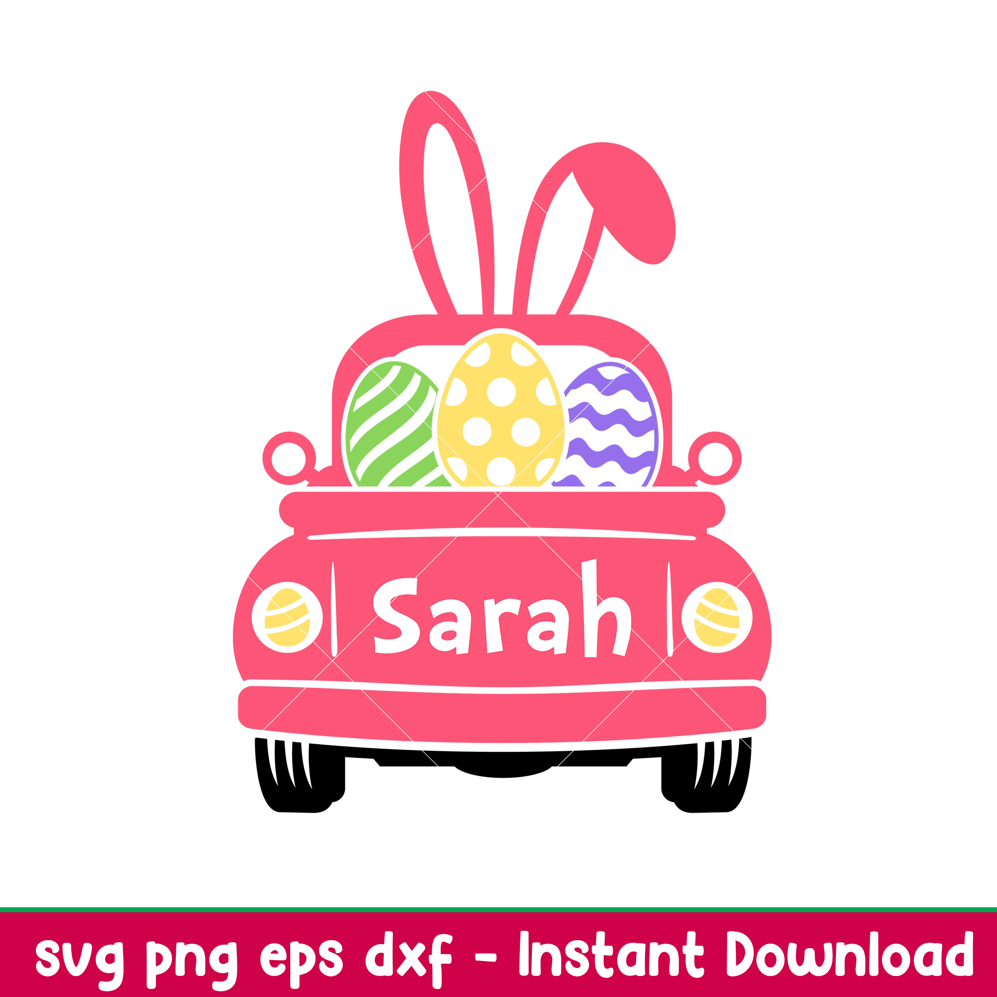 Happy Easter Truck, Happy Easter Truck Svg, Happy Easter Svg | Inspire ...