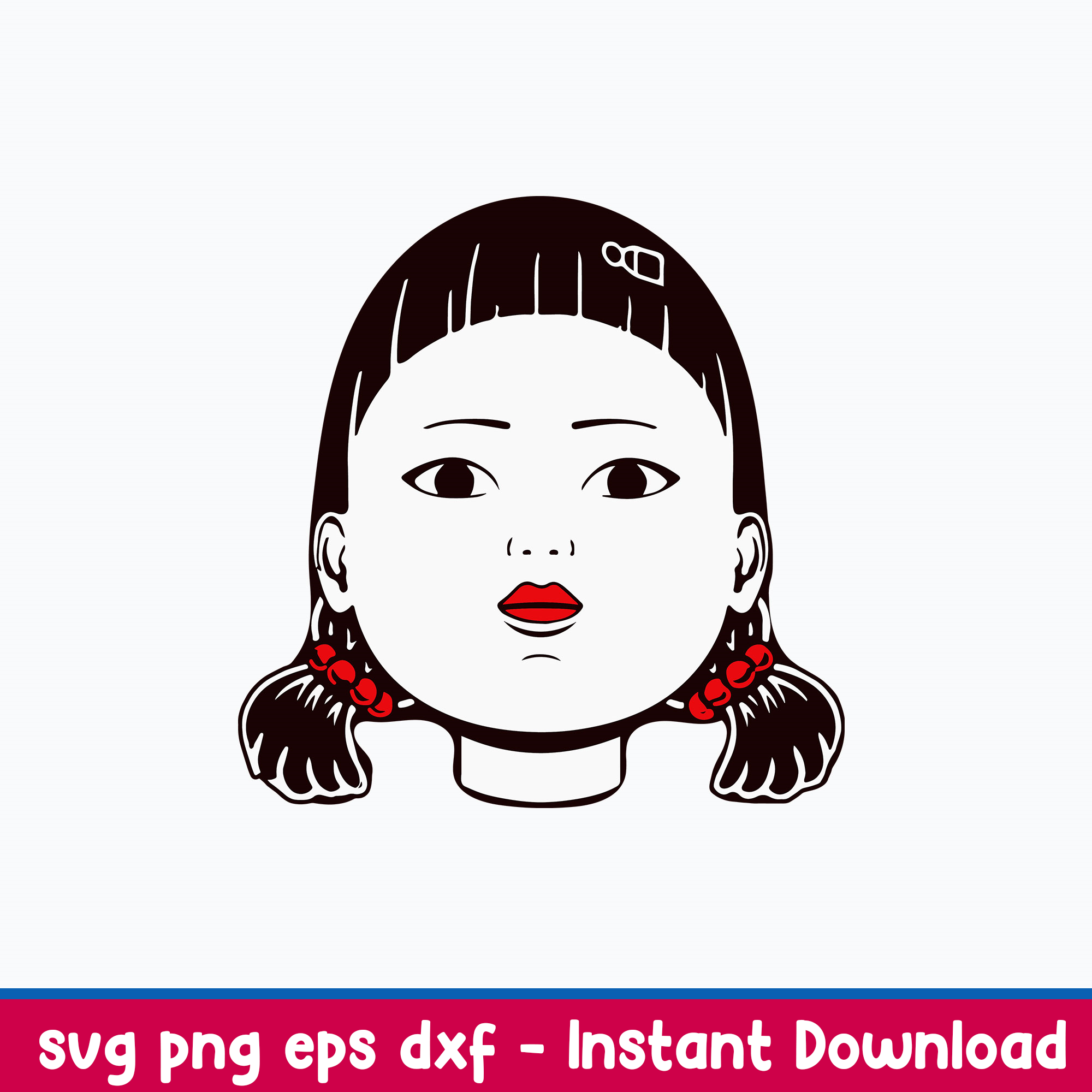 Squid Game Robot Svg, Squid Game Doll Svg Squid Game Svg, | Inspire Uplift