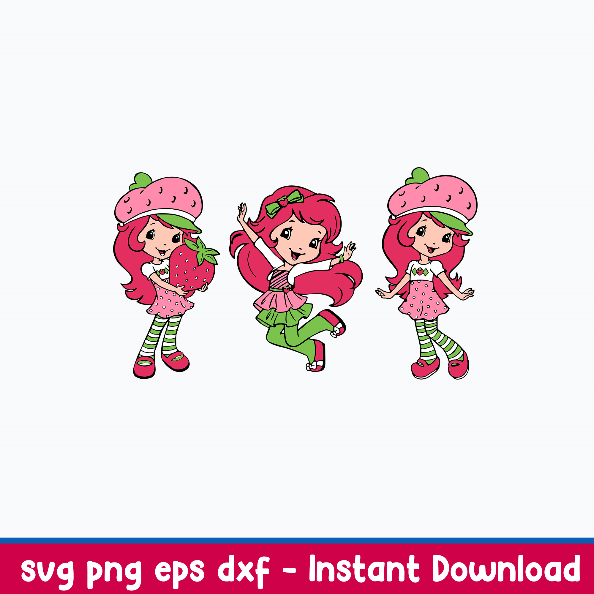 Strawberry Bundle Svg, Strawberry Svg, Png Dxf Eps File | Inspire Uplift