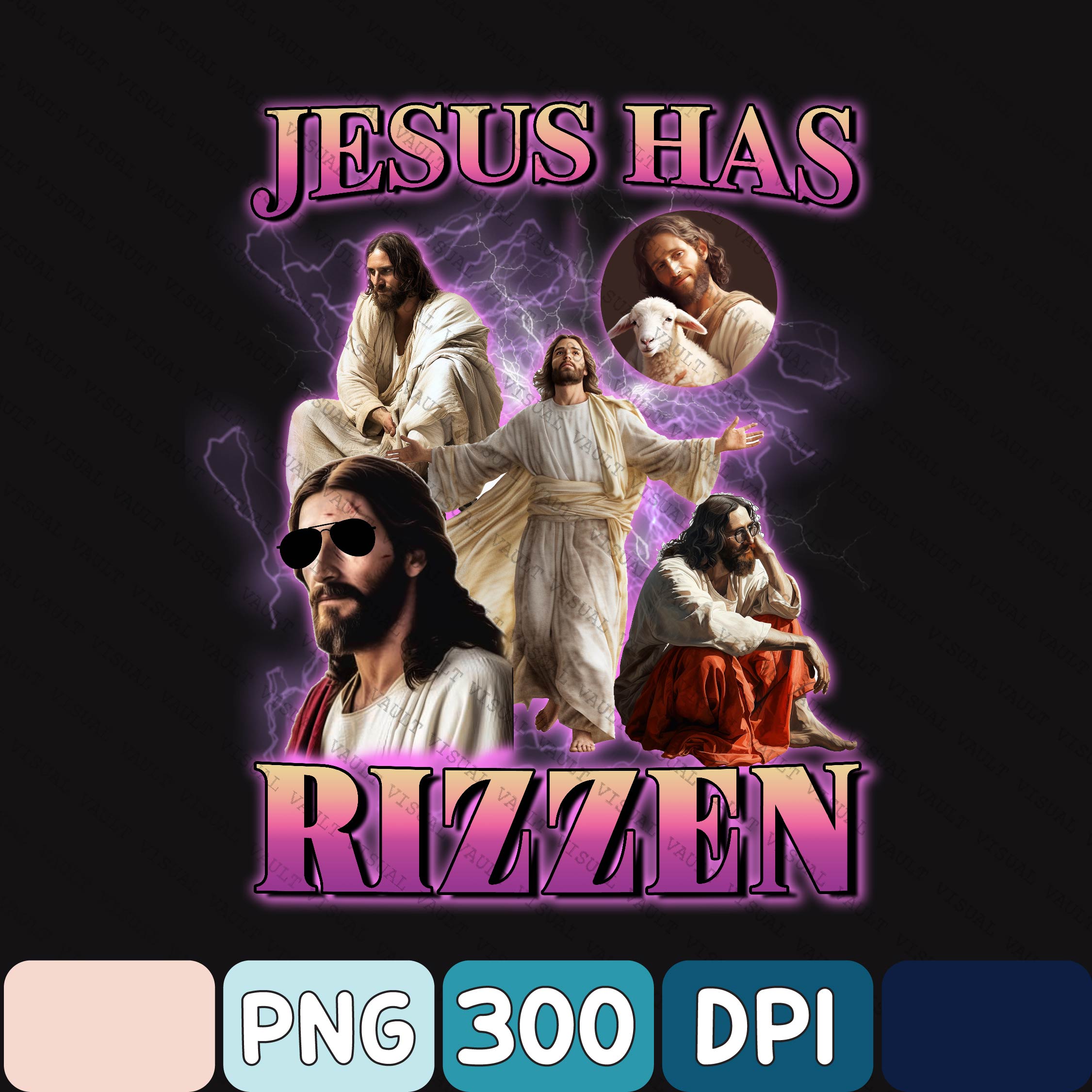 Jesus Has Rizzen Png, He Is Rizzen Jesus Rizz SPngirt, Funny - Inspire ...
