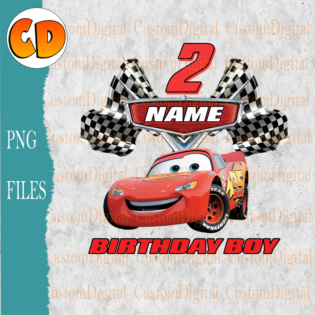 Custom Cars Birthday Boy Png, Birthday Boy Cars Png, Custom | Inspire ...