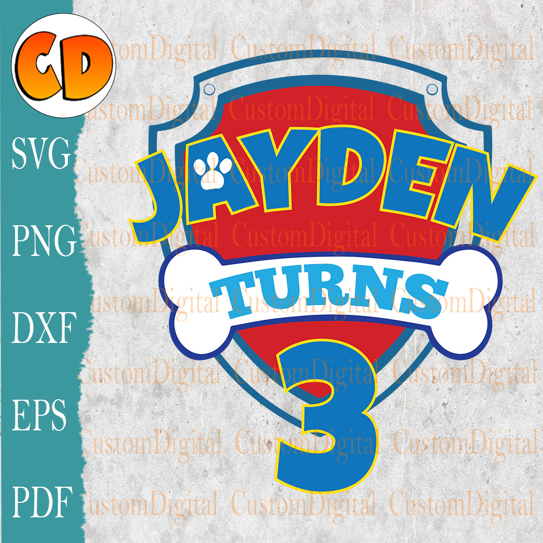 Custom Patrol Birthday Kid Svg, Custom Patrol Name, Custom P | Inspire ...
