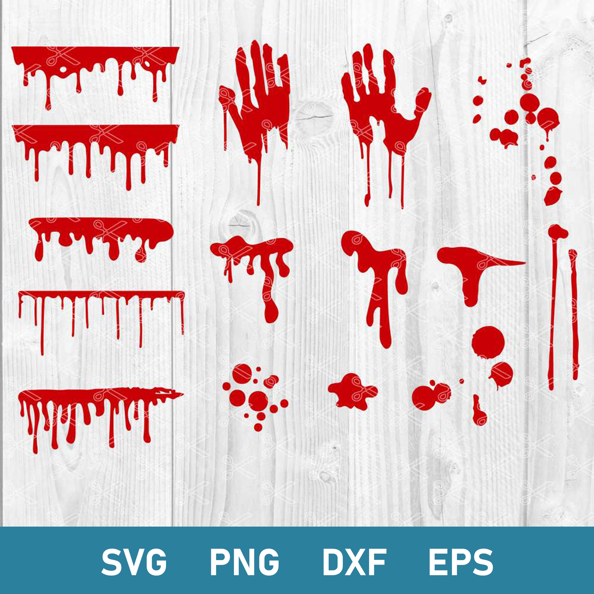 Blood Splatter Bundle Svg, Blood Splatter Svg, Blood Splatte | Inspire ...