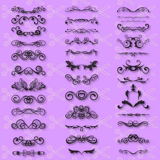 Swirls Bundle Svg Swirls Cricut Svg Swirls Clipart Swirls Inspire