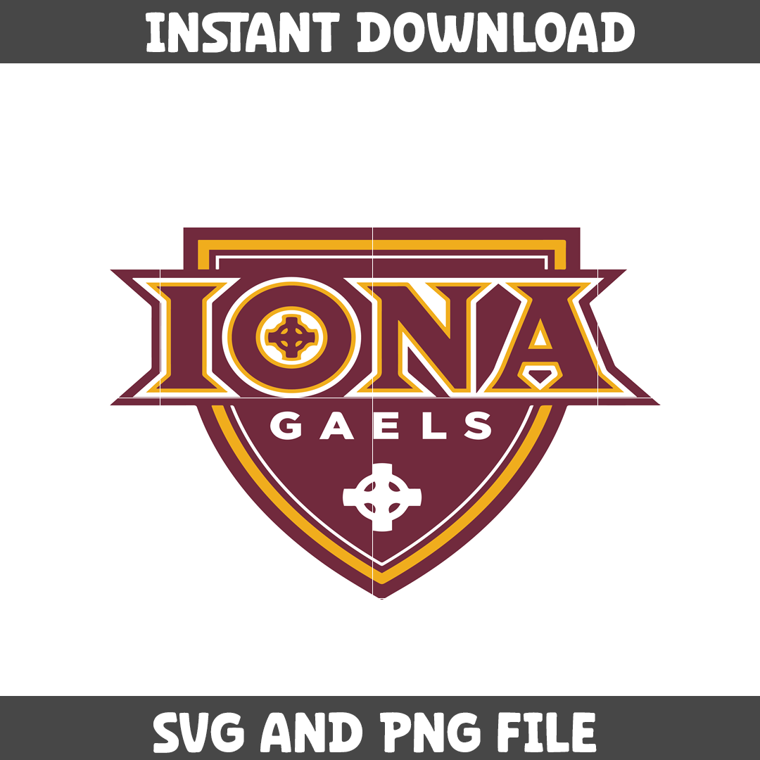 Iona gaels Svg, Iona gaels logo svg, IIona gaels University - Inspire ...